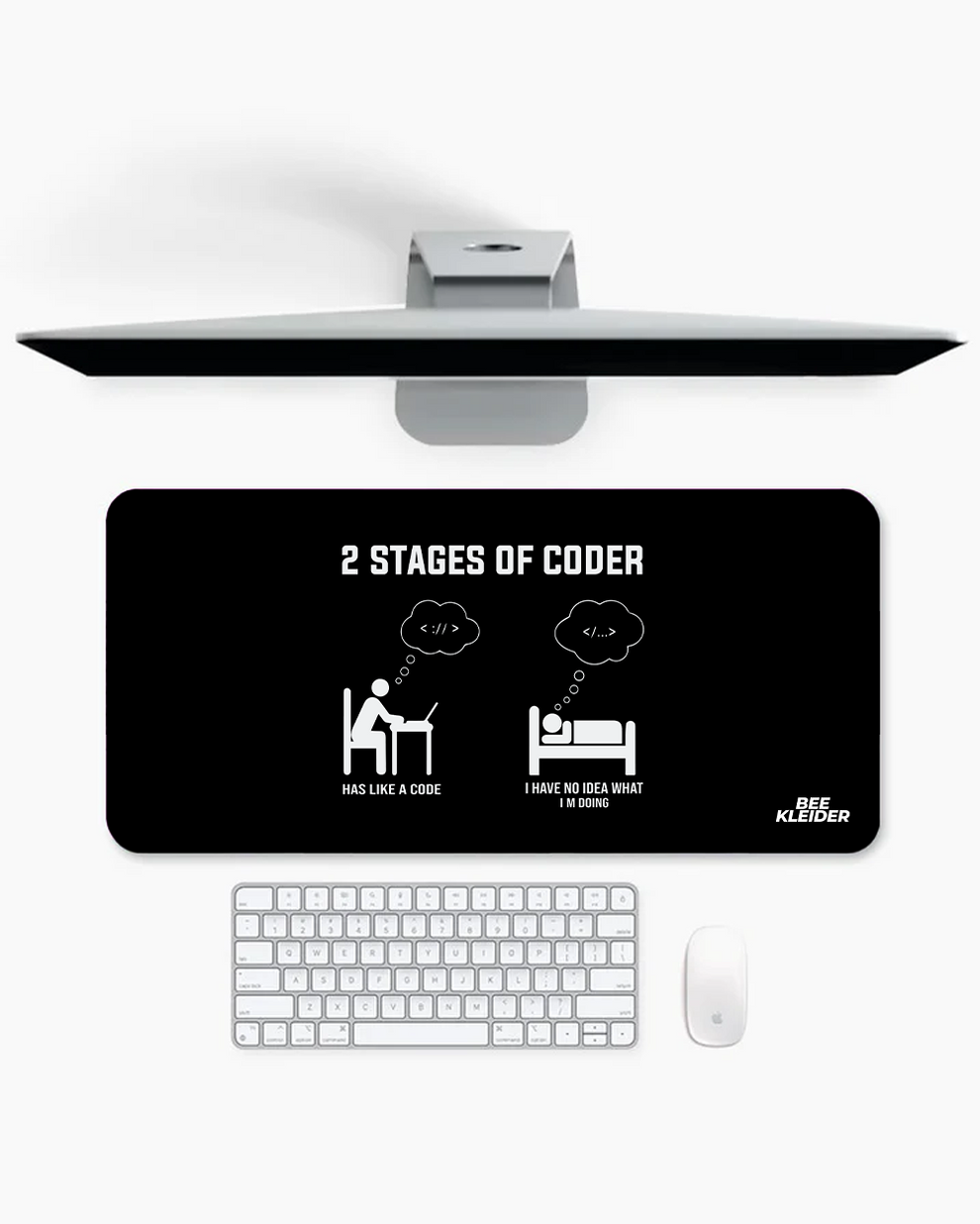 2 Stages Of Coder Premium Desk Mat | Gaming Pad – Bee Kleider